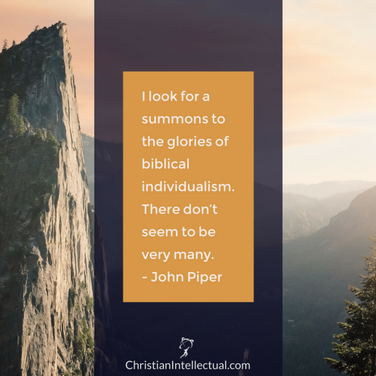 For the New Christian Intellectual