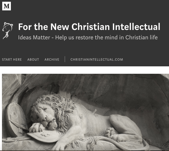 For the New Christian Intellectual